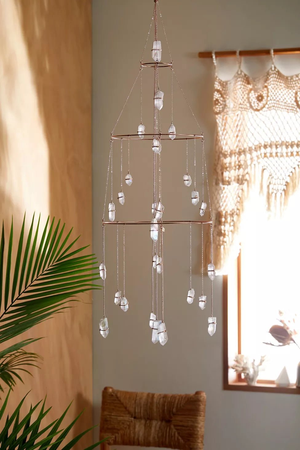 Illuminate with Aura Quartz Chandelier