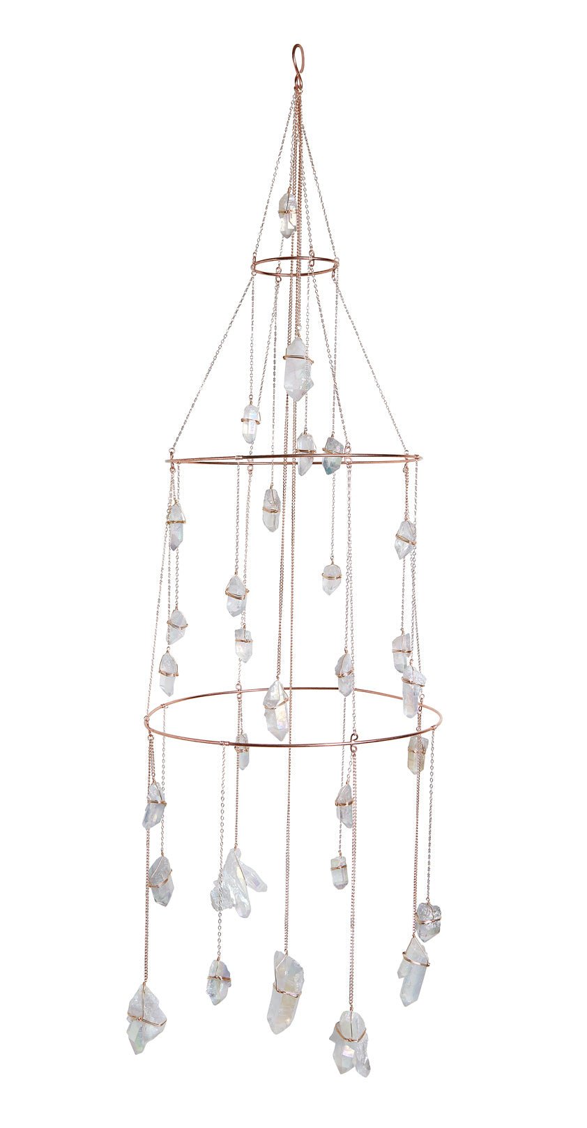 Aura Quartz Healing Crystal Chandelier | Ariana Ost
