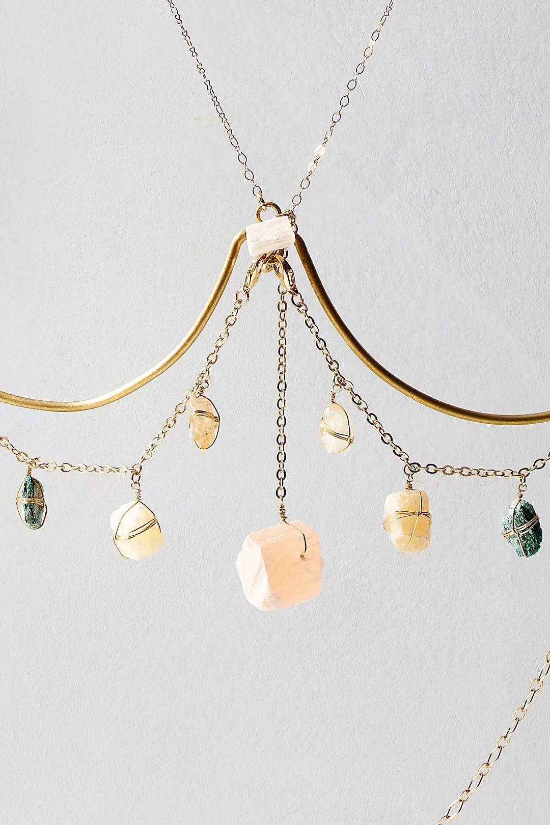 Dripping Stone Bra Corset Body Jewelry | Ariana Ost