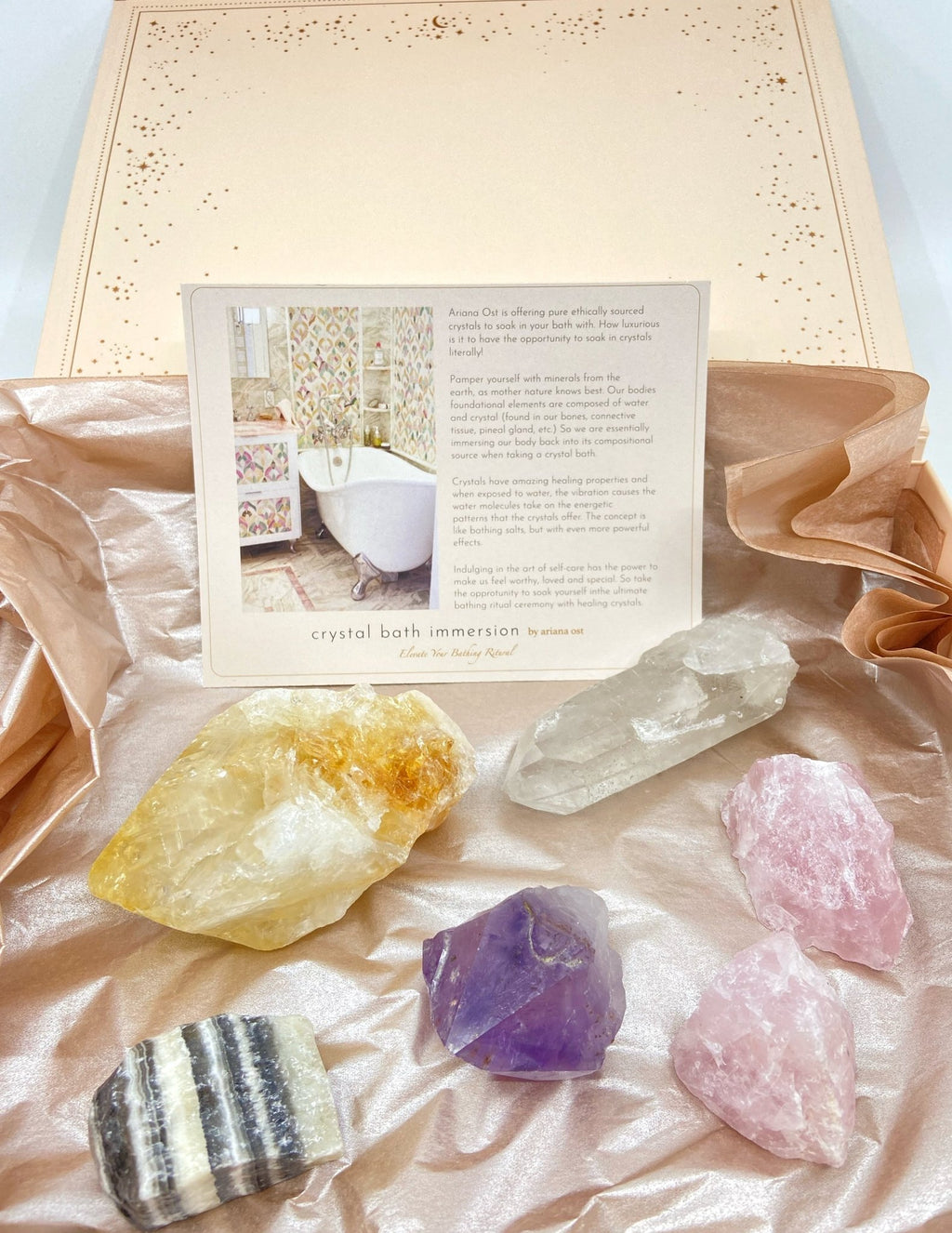 Mega Healing Crystal Bath Immersion Kit | Ariana Ost